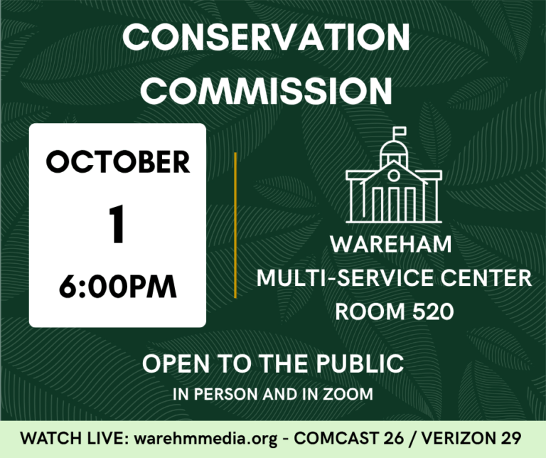 Conservation Commission 10-1-25 – Wareham Media